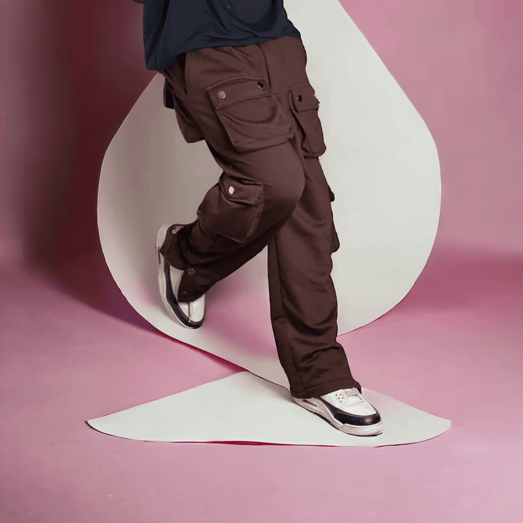 Straight Fit Snapbutton Bottom pant - styleverse