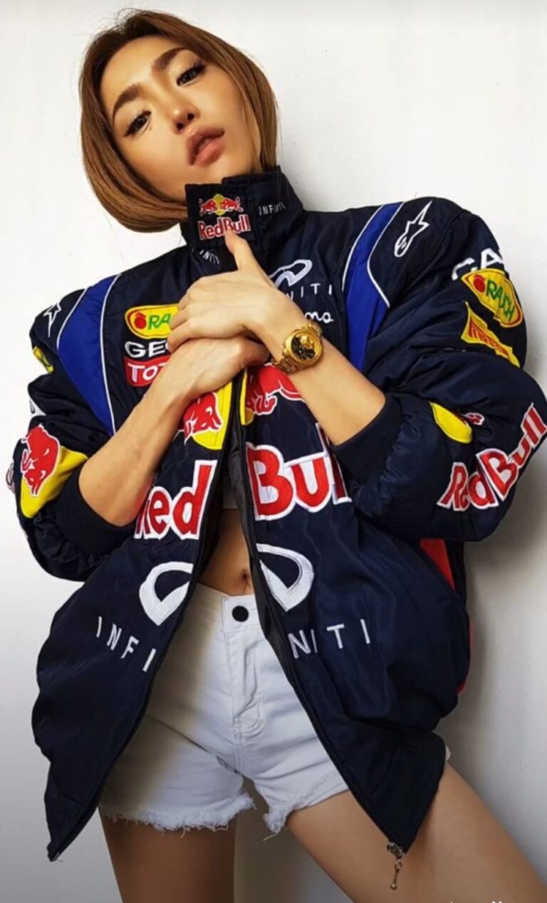 Vintage Red Bull Retro Racing Jacket Limited Edition - styleverse